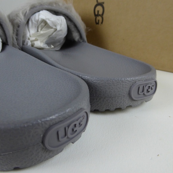 UGG | Shoes | Ugg Genuine Fur Slide Sandals Royale Treadlite Nib | Poshmark
